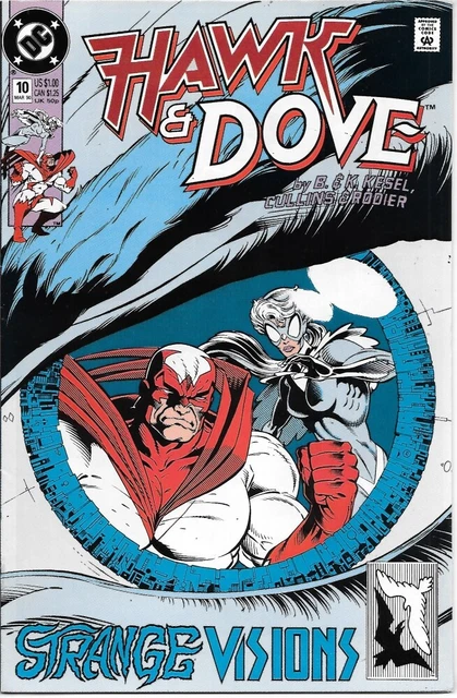 HAWK AND DOVE Comic Book Third Series #10 DC Comics 1990 VERY FINE- EUR ...