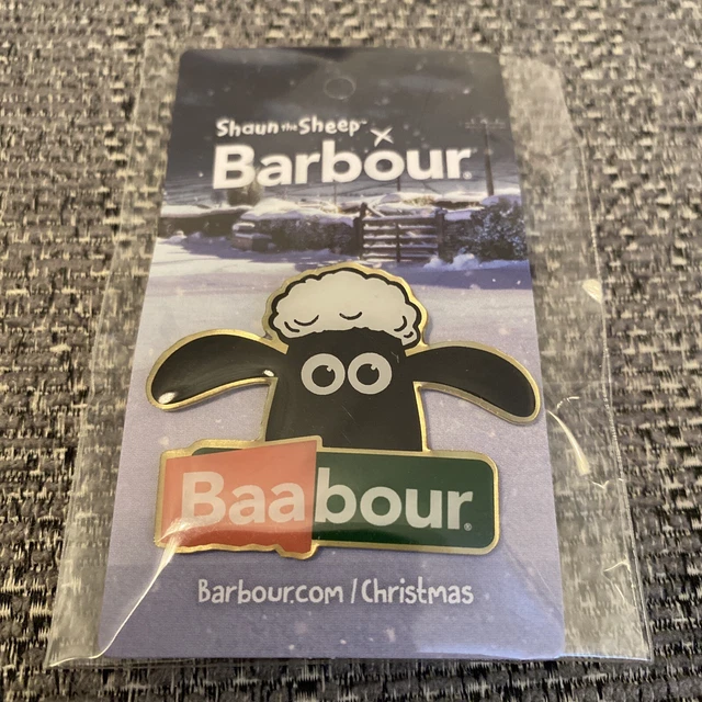 SHAUN THE SHEEP Barbour Pin Badge 2023 Genuine - New EUR 7,60 - PicClick IT