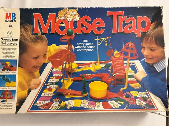 VINTAGE MOUSE TRAP Game MB Games 1989 - Spare Pieces Various Items to ...