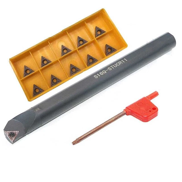 PORTE-OUTIL DE TOURNAGE de tour S16Q STUCR11 pour barres d'alésage avec insert EUR 34,97 ...