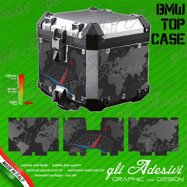 KIT COMPLET 3 Adhésifs Stickers Top Case BMW Coffre Sacs R 1200 GS ...