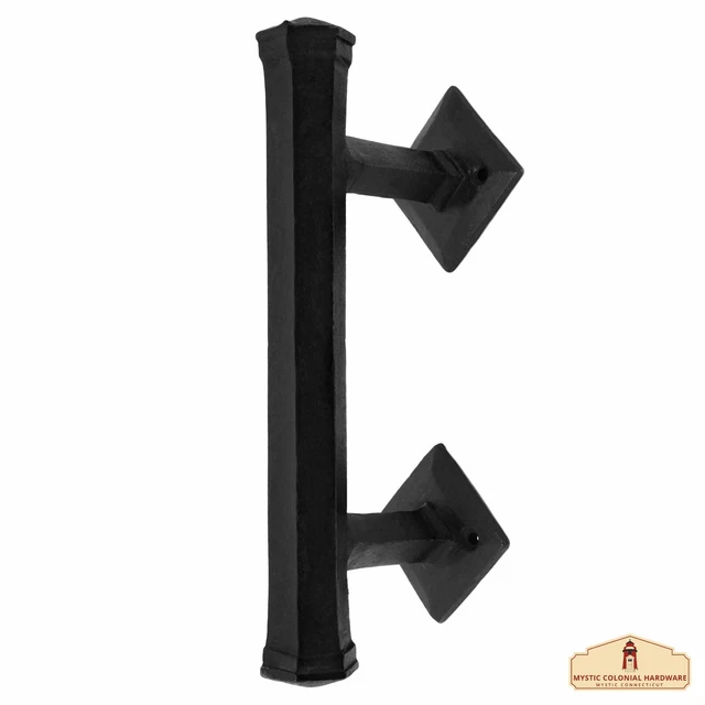 CASTLE DOOR PULL Handle Medieval Style Solid Handforged Iron Hardware ...