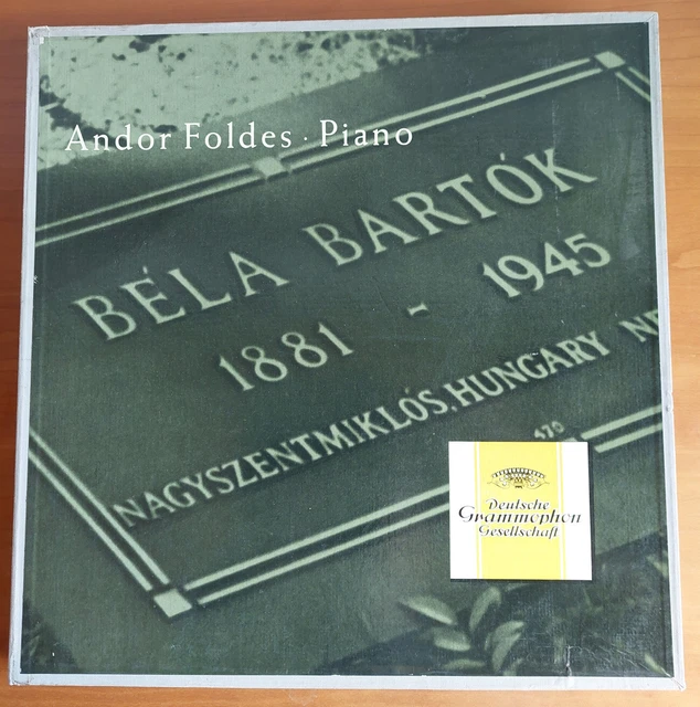 BELA BARTOK: DAS Klavierwerk - Andor Foldes - Box DGG 4 LP Tulips EUR ...