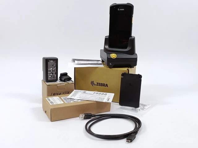 ZEBRA TC26BK-11A422-A6 BARCODE Scanner With Charging Station £545.87 ...
