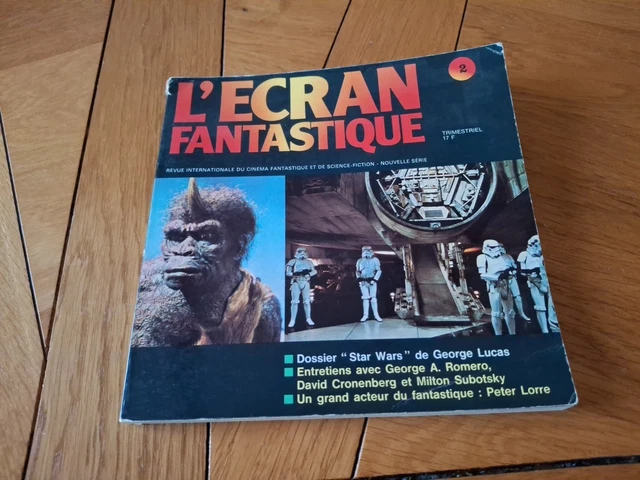 1977-MAGAZINE-L'ÉCRAN FANTASTIQUE NUMÉRO 2 série-revue science fiction ...