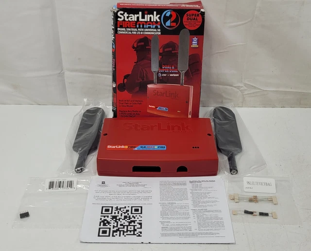NAPCO STARLINK MAX2 FIRE SLE-MAX2-FIRE 5G Dual Path Alarm Communicator ...