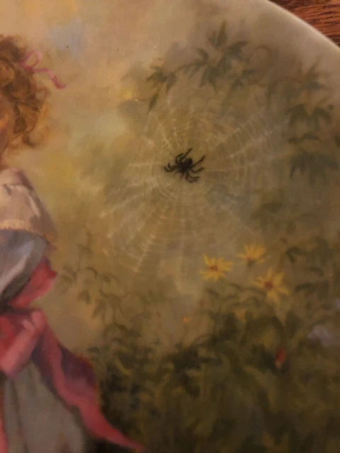 RECO KNOWLES PLATE "LITTLE MISS MUFFET" by John McClelland 1981 Mother ...