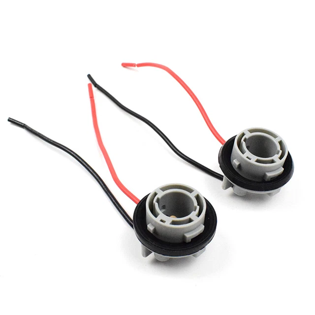 2PCS 1156 BULB Socket BA15S Lamp Holder P21W Adapter Base Connecto-H ...