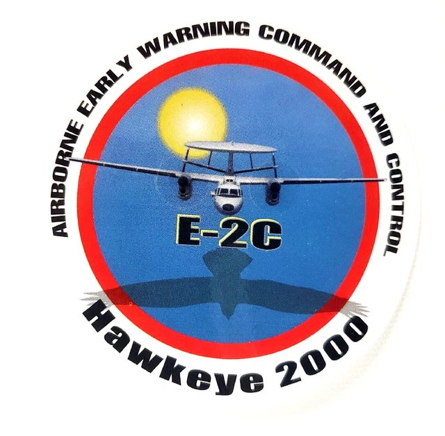 GRUMMAN E-2C HAWKEYE Airborne Early Warning Command Control Decal ...