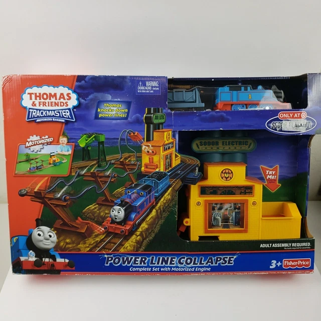 THOMAS & FRIENDS POWER LINE COLLAPSE Track Master Train MOTORIZED ...