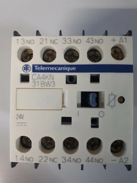 CONTACTEUR SCHNEIDER CA4KN ref: CA4KN31BW3 10A bobine 24vDC basse conso ...