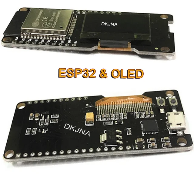 Esp32 With Oled Development Board Wroom Esp32 Dual Wifi Bluetooth