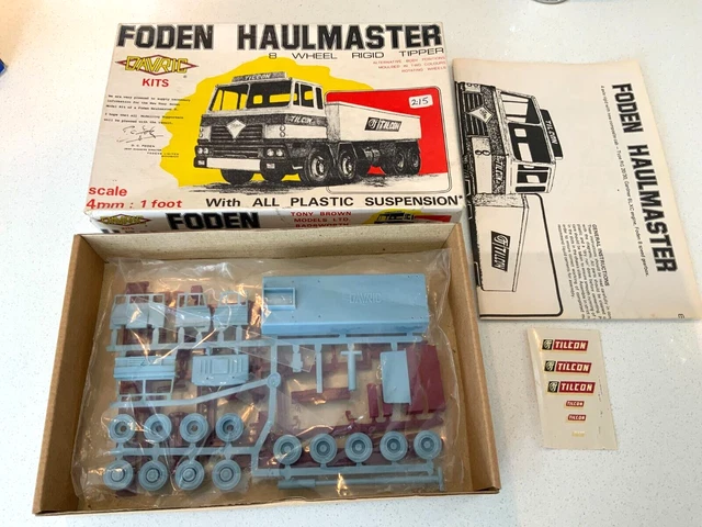 VINTAGE DAVRIC &FODEN Haulmaster" Rare Model Kit No.702 - 00 Scale ...