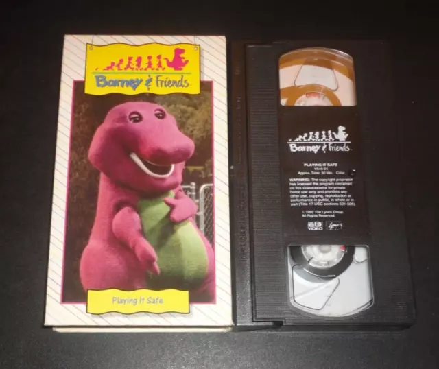 BARNEY & FRIENDS - Playing It Safe (VHS, 1992) dinosaure violet enfants ... BARNEY & FRIENDS - Playing It Safe (VHS, 1992) dinosaure violet enfants ...