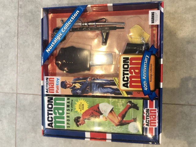 ACTION MAN 40TH anniversary edition, Calvary and footballer figure set ...