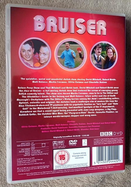 BRUISER THE COMPLETE series. Mitchell and Webb. region 2 uk DVD - LIKE ...