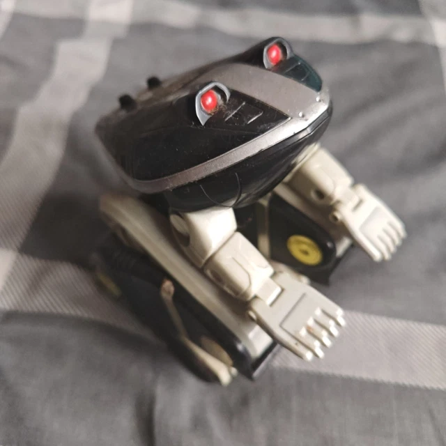 MIGHTY MORPHIN POWER Rangers Deluxe Ninja Megazord Black Frog Zord 1995 ...