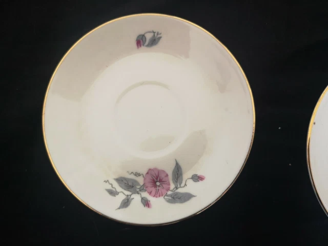 3X UNTERTELLER ORIGINAL DDR Goldrand Kahla Könitz Vintage Retro ...