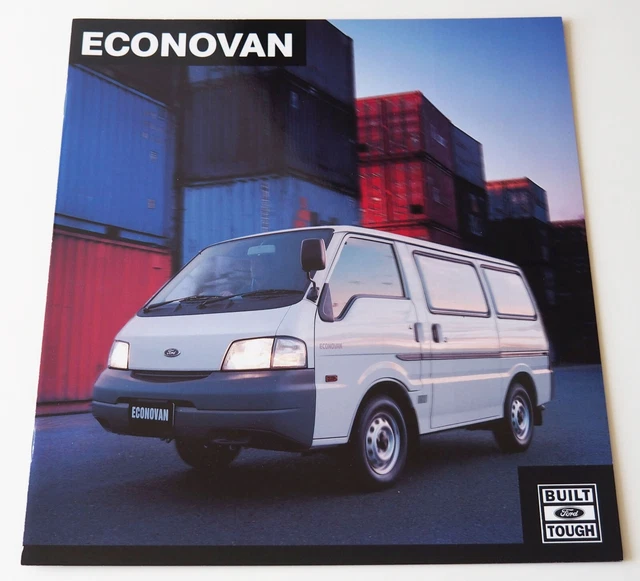 FORD ECONOVAN COMMERCIAL Vehicle Van Prospectus Brochure AUSTRALIA 2002 ...