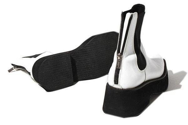 26.0CM HUMANT JABEZ (matt) Jabez Square Toe Side Gore Leather Boots ...