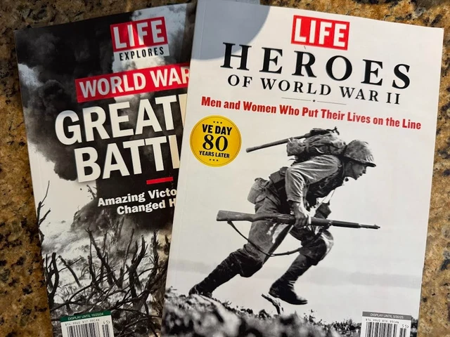 LIFE MAGAZINE WORLD War II 2 Magazine Bundle. WWII Battles & Heroes ...