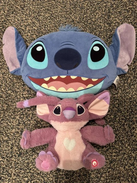 DISNEY X PRIMARK Lilo & Stitch Angel Soft Toy Plush Light Up Cheeks ...
