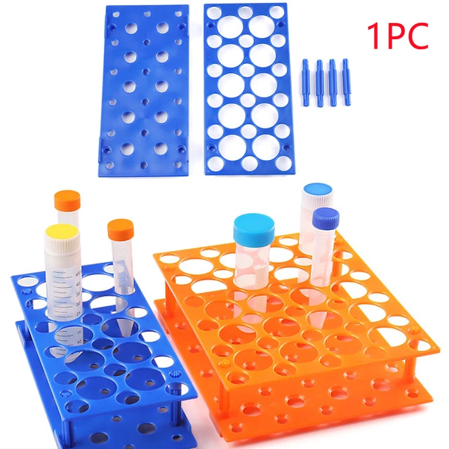 TEST TUBE PLASTIC Rack Centrifuge Tube Holder Stand 10,15,50ml ...