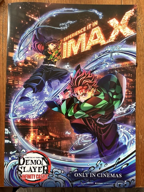 DEMON SLAYER INFINITY Castle IMAX release limited edition Poster £10.77 ...