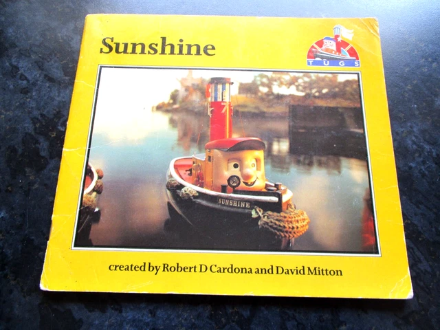 RARE TUGS BOOK Created By Robert D Cardona & David Mitton SUNSHINE 1989 ...