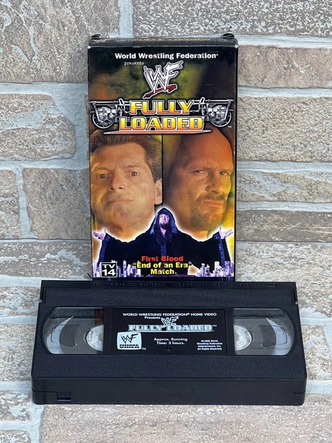 WWF FULLY LOADED 1999 Classic Wrestling VHS STONE COLD STEVE AUSTIN PPV ...