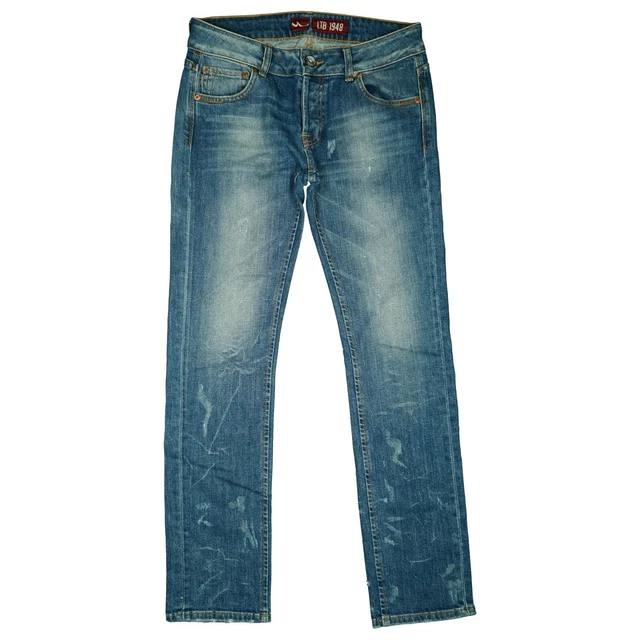 LTB 1948 FEMMES Pantalon Jeans Look Destroyed Stretch 38 M W30 L32 Usé ...