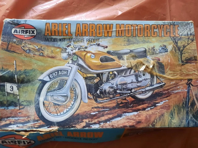 AIRFIX - ARIEL Arrow Motorcycle Model Kit - Series 2 - 1:16 Scale ...