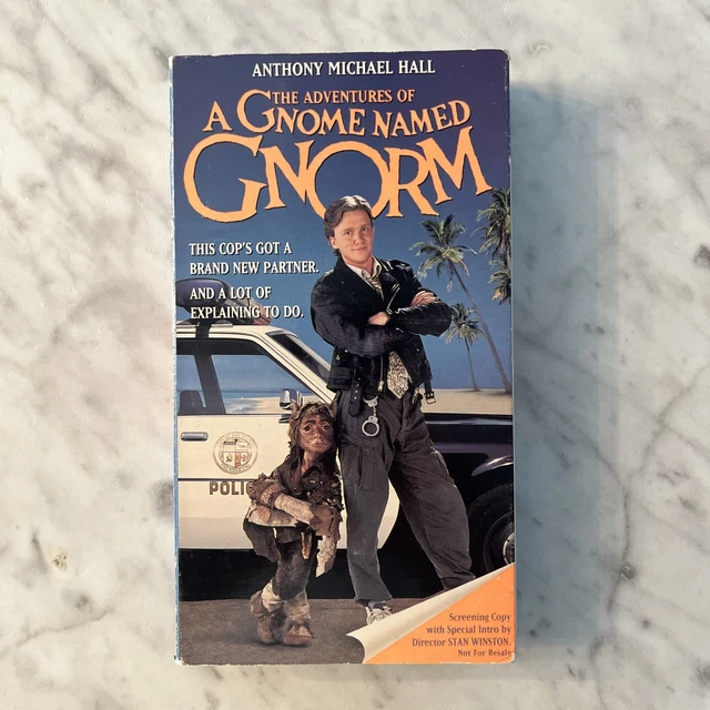 THE ADVENTURES OF A Gnome Named Gnorm (VHS, 1994) RARE Screening Copy ...