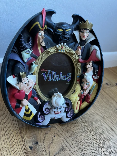 DISNEY STUNNING VILLAINS Photo Picture Frame Cruella Jafar Evil Queen ...