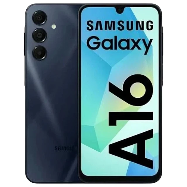 SAMSUNG GALAXY A16 128GB 5G Smartphone Dual Sim Unlocked - Dark Blue £ ...