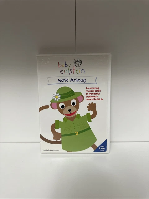 BABY EINSTEIN WORLD Animals DVD Disney Toddler/Kids Educational DVD ...