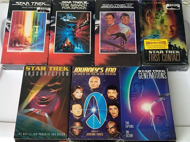 VINTAGE COLLECTION OF 7 Star Trek Vhs Tapes Paramount All Factory ...