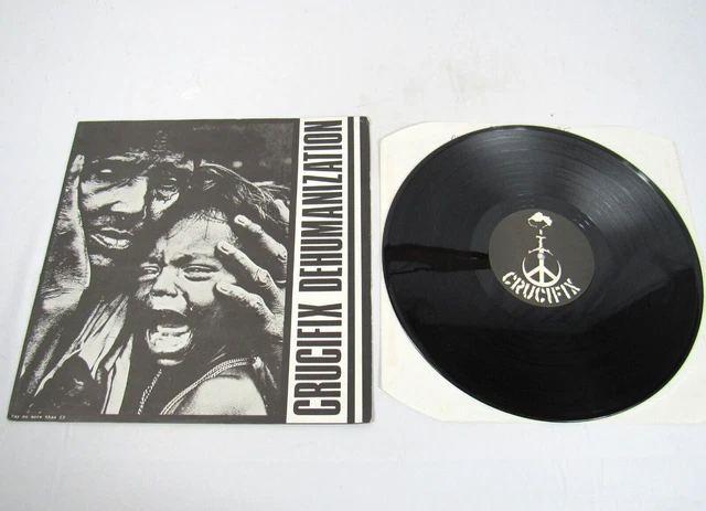 CRUCIFIX - DEHUMANIZATION 1983 (Christ its 11) LP vinyle 12" 1ère ...
