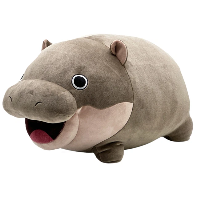 MOO DENG HIPPO Plush Doll BABY PIGMY HIPPO MOODENG Stuffed Dolls ...