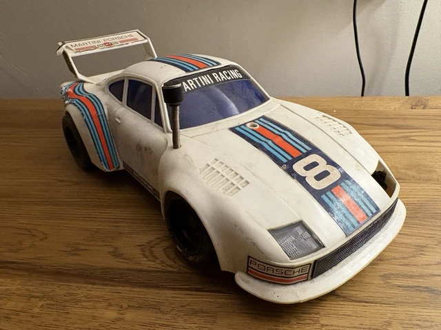 VINTAGE SONIC RC Remote Controlled Porsche 935 Turbo Martini 80s RC Car ...