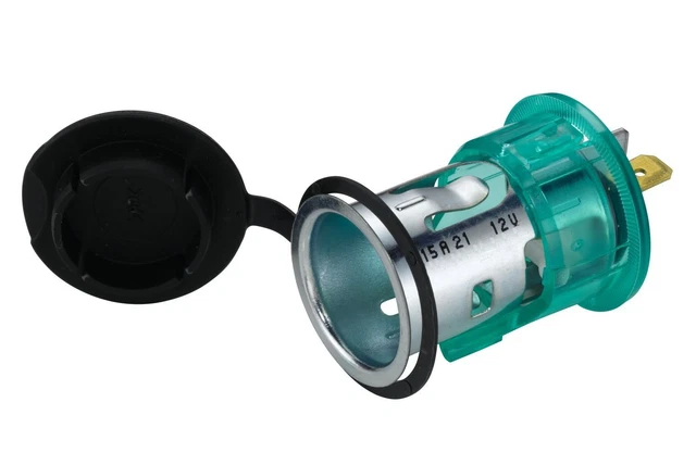 HELLA SOCKET 12V 2-pin connector Fitting Plug: Blade Terminal 8JB 008 ...