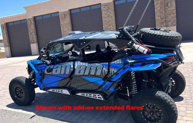 CAN AM MAVERICK X3 Max 4 seater custom graphics wrap kit 1900 Blue $649 ...