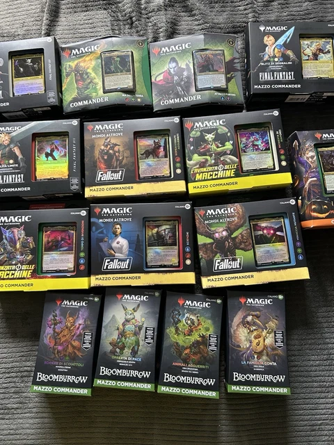 MAGIC COMMANDER MAZZO Sigillato ITA Final Fantasy e altri mazzi MTG ...