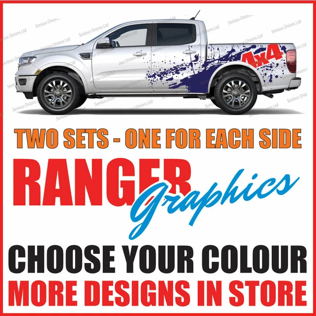 FORD RANGER GRAPHICS stripes decals stickers F-150 offroad pickup truck ...