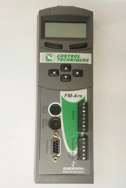 FM-4PB, ADVANCED PROGRAMMING Module with Profibus Control Techniques ...
