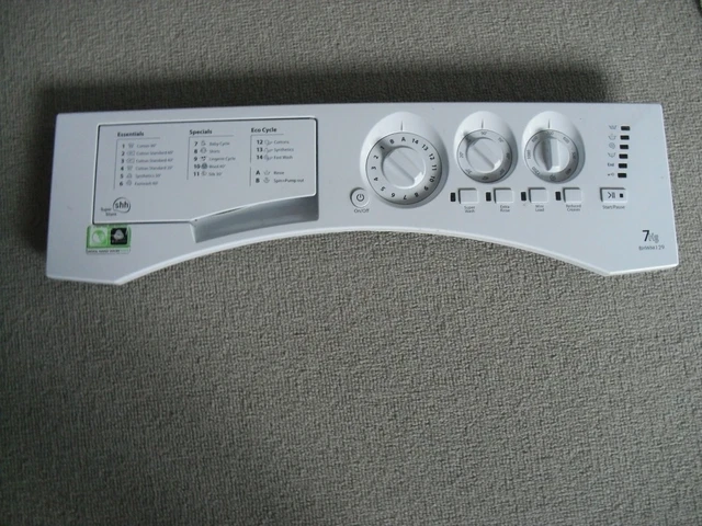 HOTPOINT BHWM129 WASHING Machine Front Fascia Control Panel & PCB ...