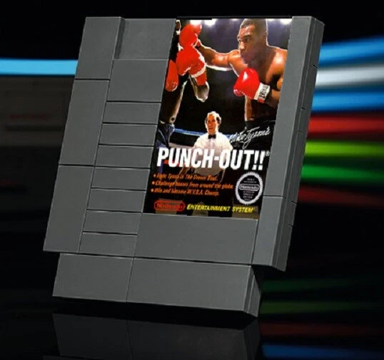 CUSTOM NINTENDO MIKE Tyson's Punch-Out Cartridge Tiles NES 71374 on ...