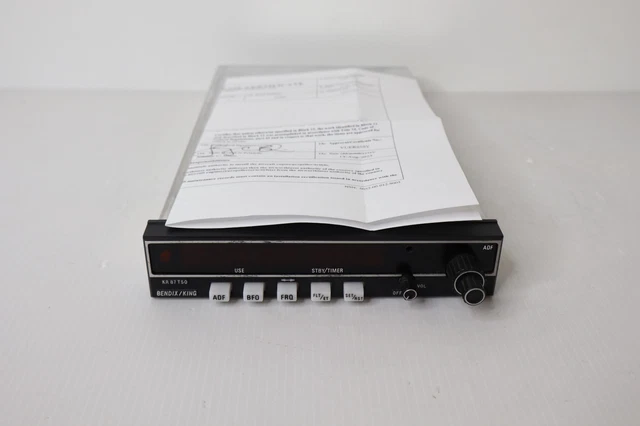 BENDIX KING KR 87 ADF Receiver 066-1072-04 Bench Tested with FAA 8130-3 ...