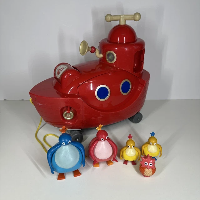 TWIRLYWOOS BIG RED Boat 5 Figures WORKING SOUNDS! Missing Small Door ...