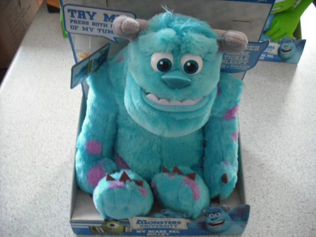 DISNEY PIXAR MONSTERS University Inc My Scare Pal Sulley Talking Soft ...